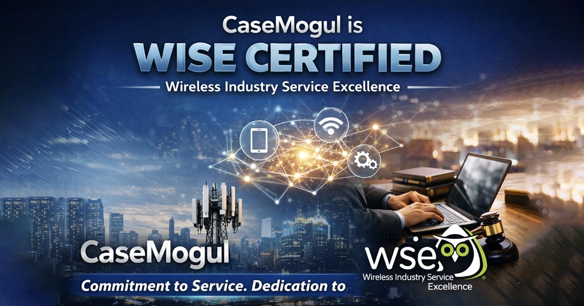 CaseMogul Is WISE Certified: A Commitment to Wireless Industry Service